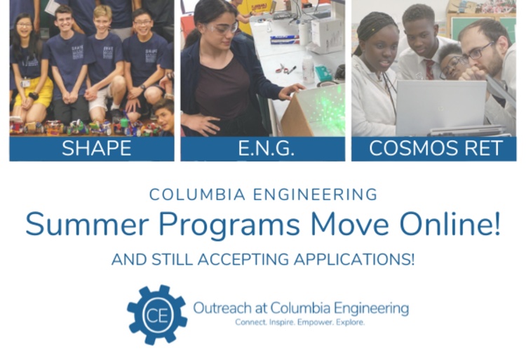 Outreach at Columbia Engineering STEM Programs Support Online Learning | Columbia Neighbors